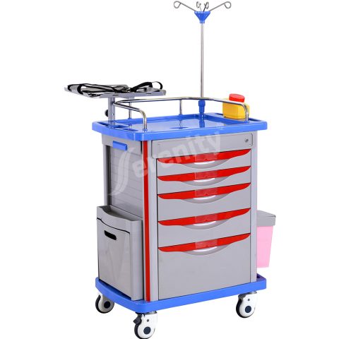 Emergency Trolley (Crash Cart) » MEDIKIT