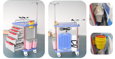 Emergency Trolley (Crash Cart) » MEDIKIT